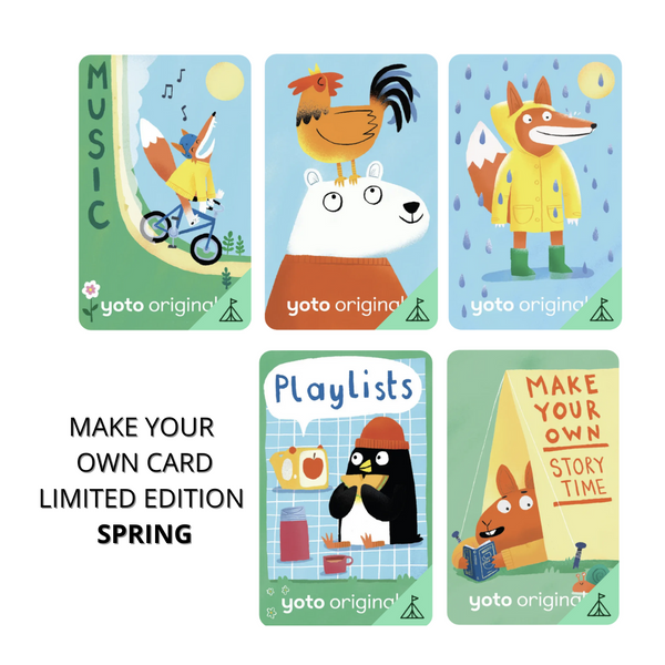 Yoto Card Make Your Own Card 3 Designs Classic / Limited Spring / Summ ...
